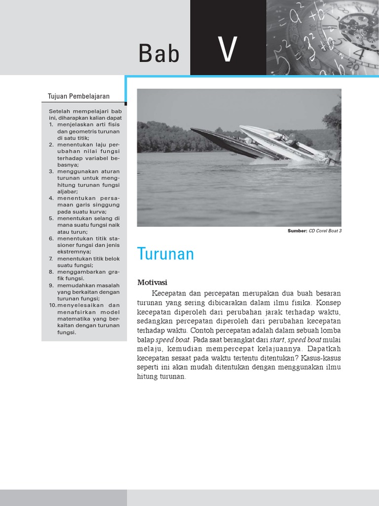 Modul Konsep Turunan | PDF | Metode & Bahan Ajar