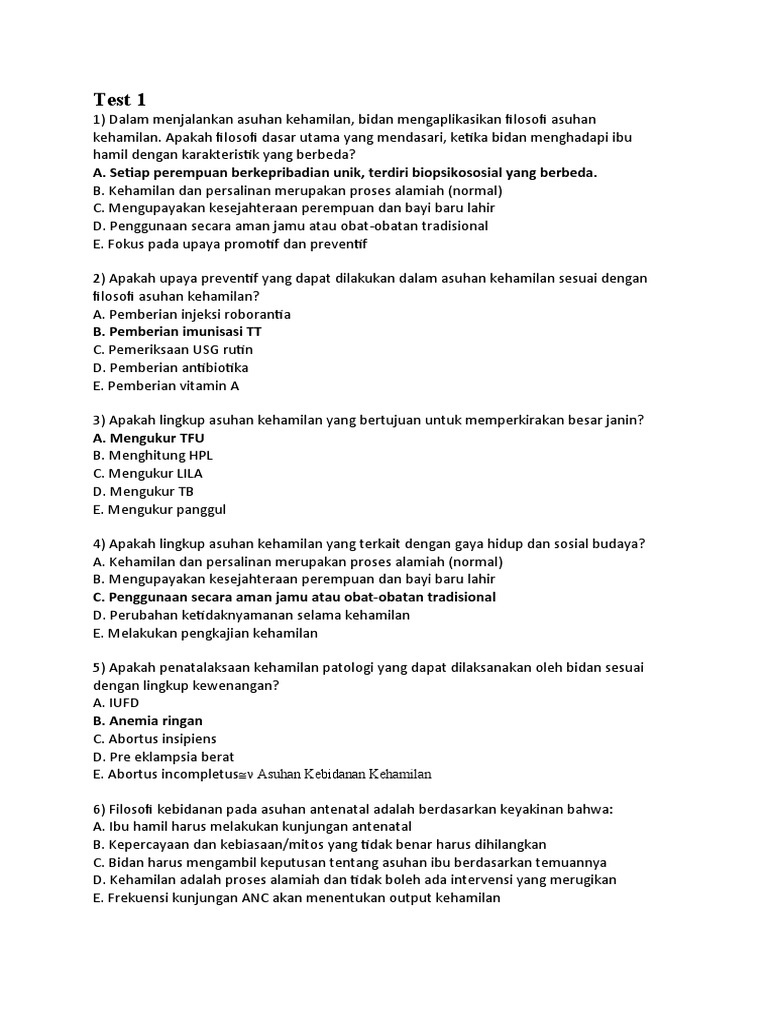 Soal Latihan Uas PPK | PDF