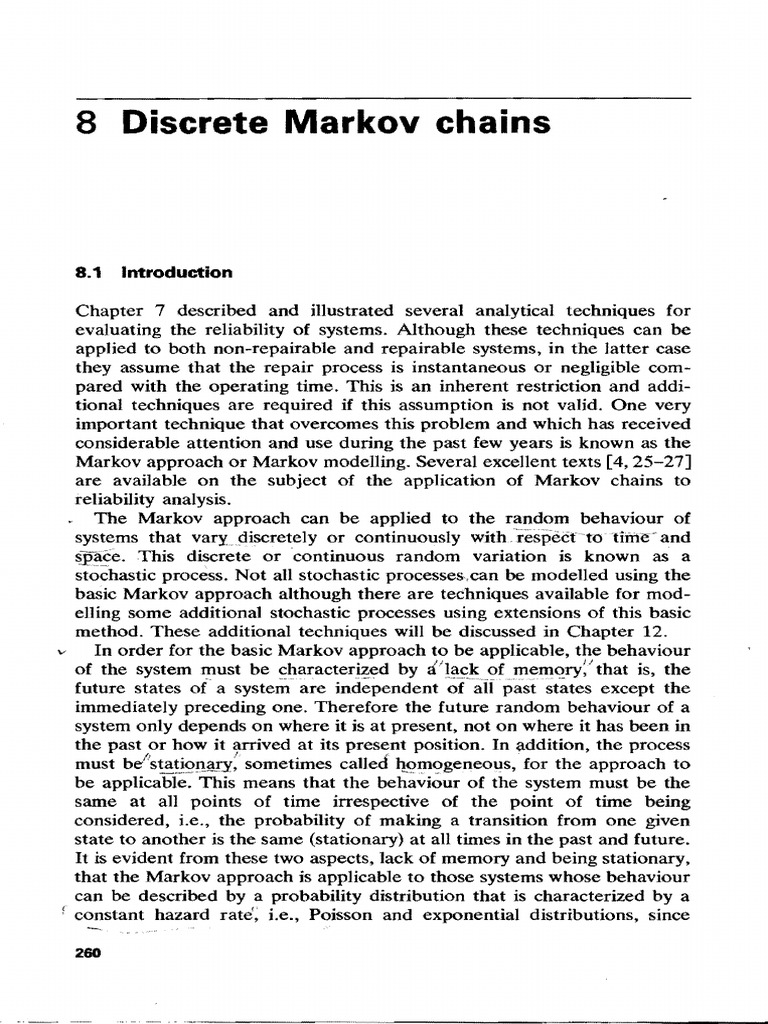 Chap08-Discrete Markov Chains | PDF | Markov Chain | Matrix (Mathematics)