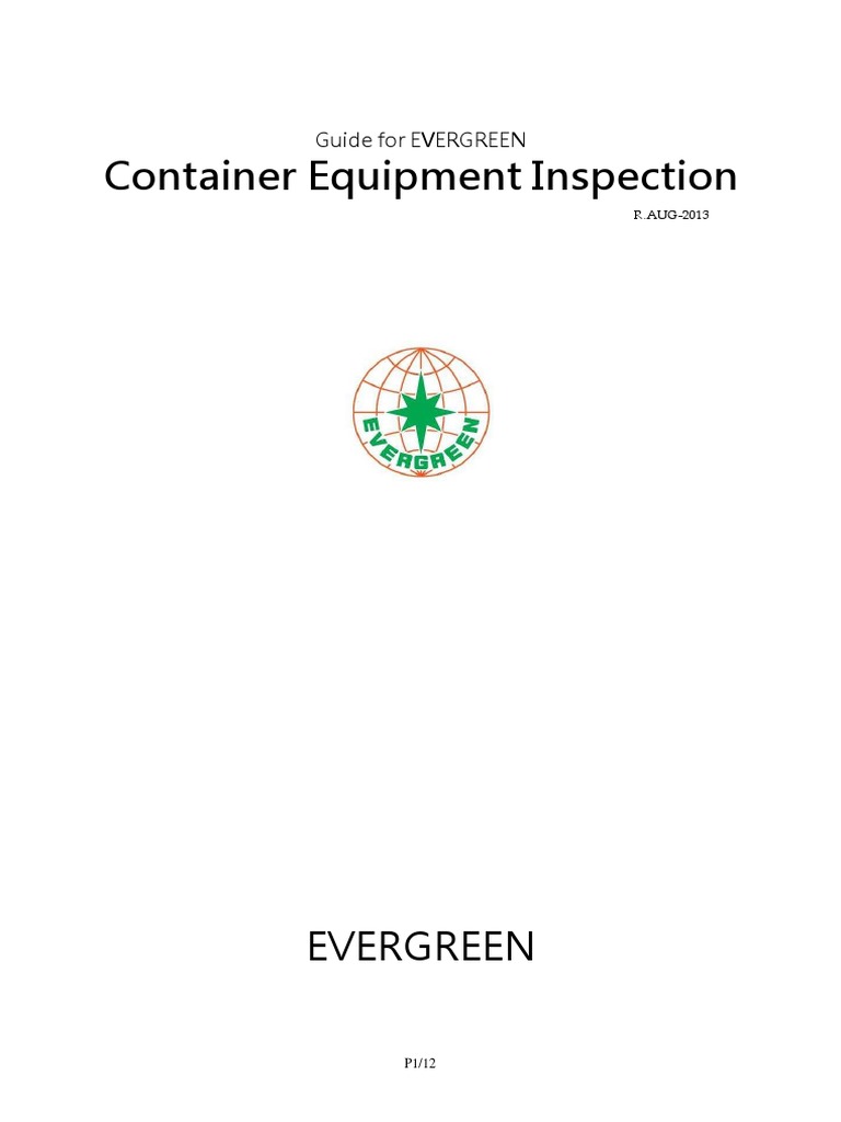 EGL-Evergreen Line Cargo Worthy Standard | PDF | Engineering Tolerance ...