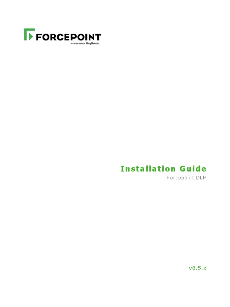 Forcepoint DLP Installation | PDF | Microsoft Sql Server | Installation ...