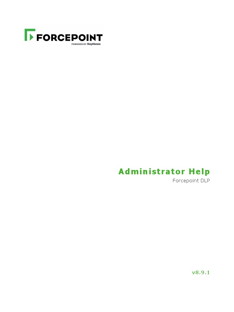 Forcepoint DLP Admin Guide | PDF | Computer File | Directory (Computing)
