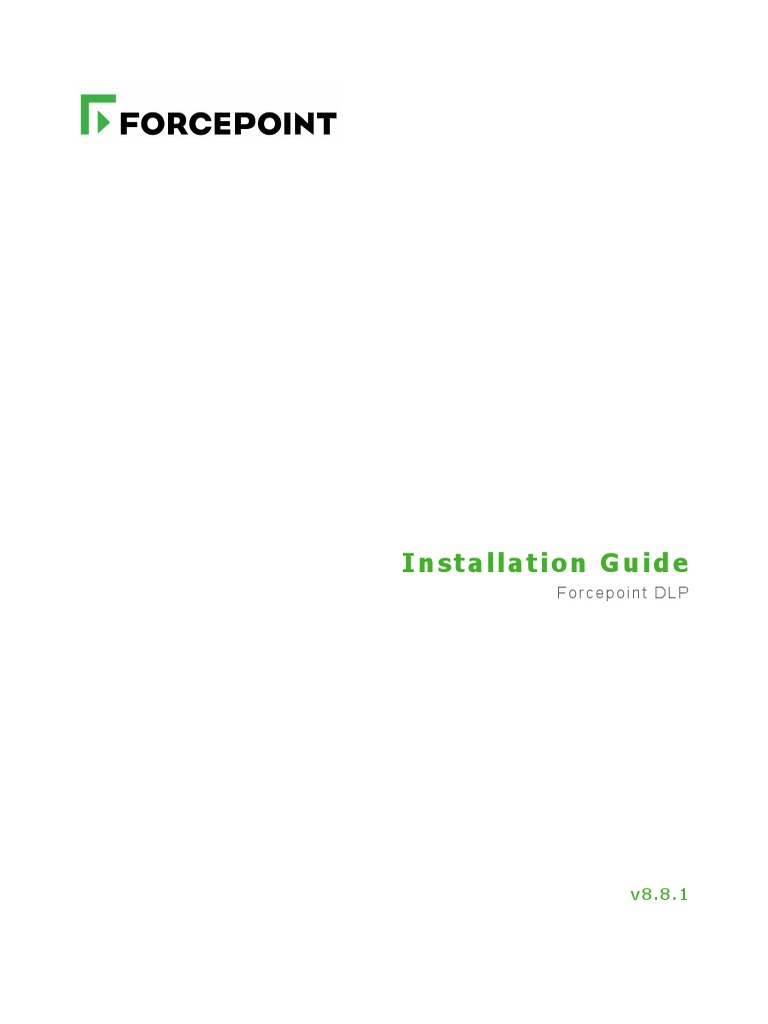 Install DLP Forcepoint PDF | PDF | Microsoft Sql Server | Installation ...