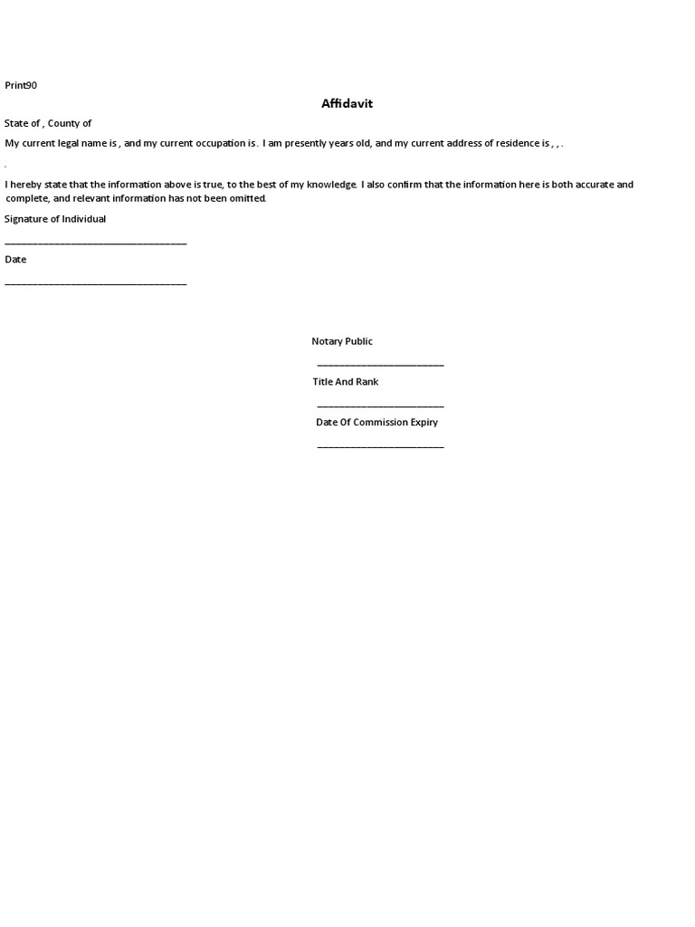 Notary Form | PDF