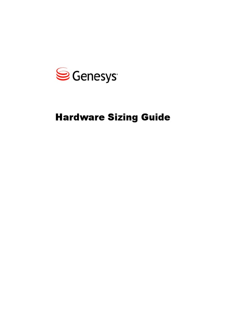 G Sizing | PDF | Computer Cluster | Operating System