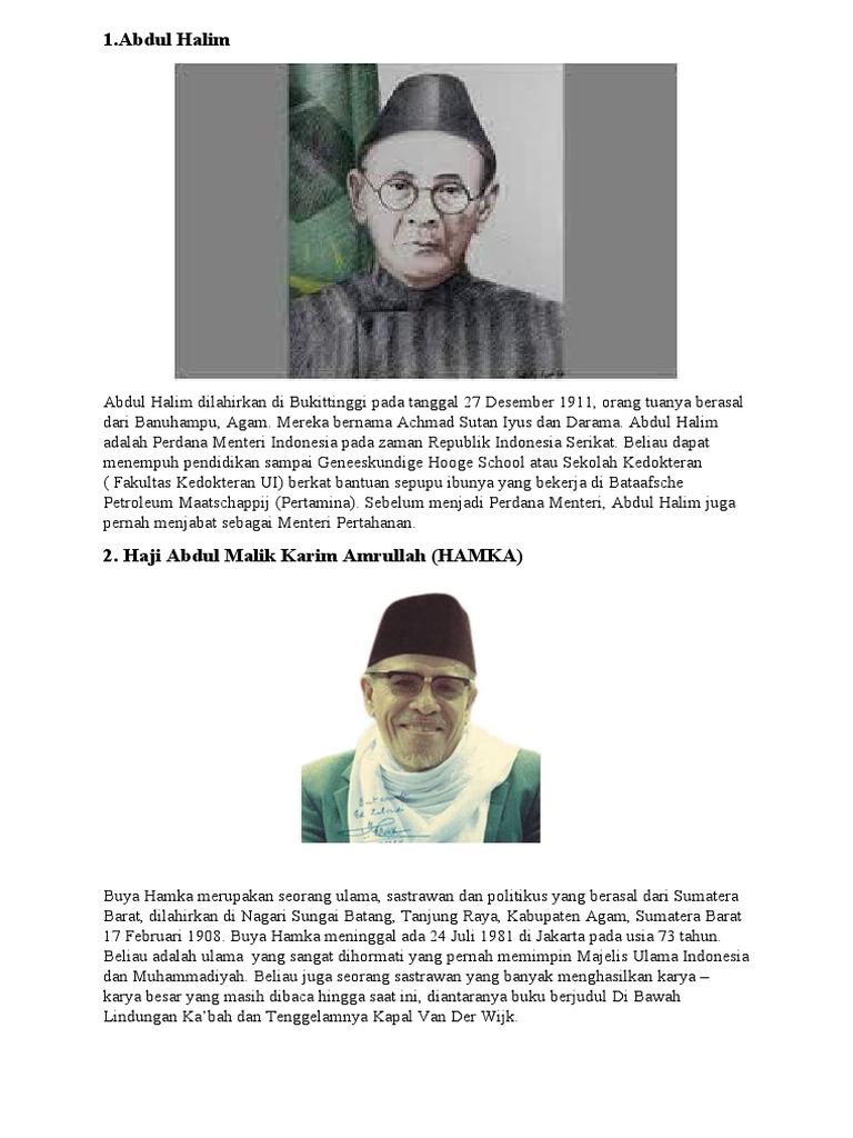 Pahlawan Dari Minang Kabau | PDF