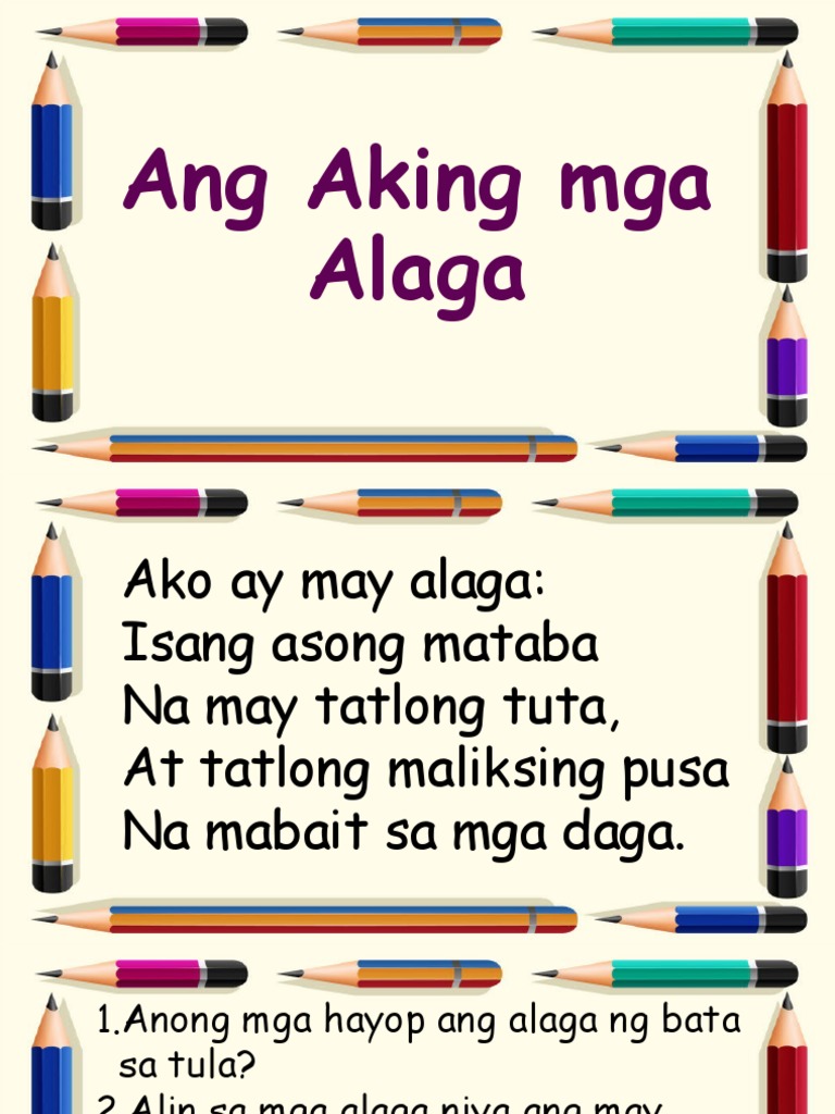 Ang Aking Mga Alaga | PDF