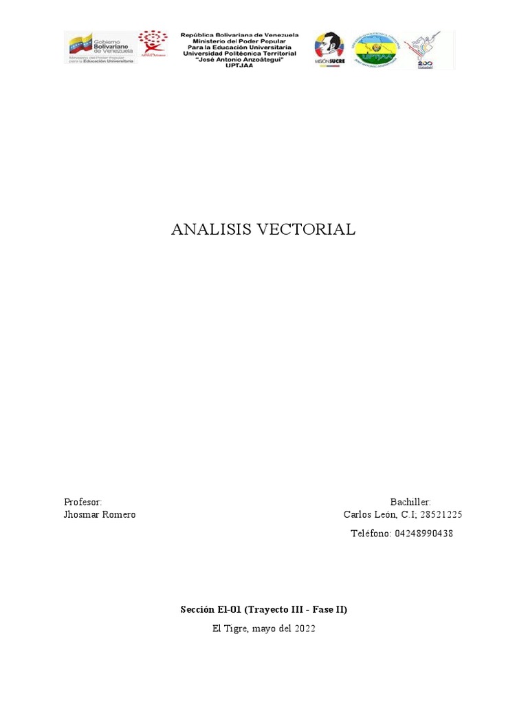 Analisis Vectorial | PDF | Degradado | Vector Euclidiano