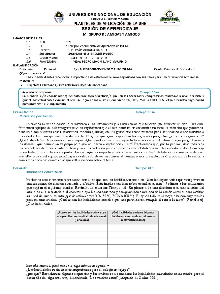Habilidades Sociales en Grupos de Amigos | PDF | Cognición