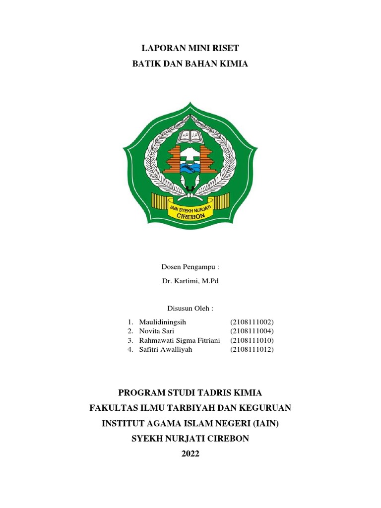 Laporan Mini Riset | PDF