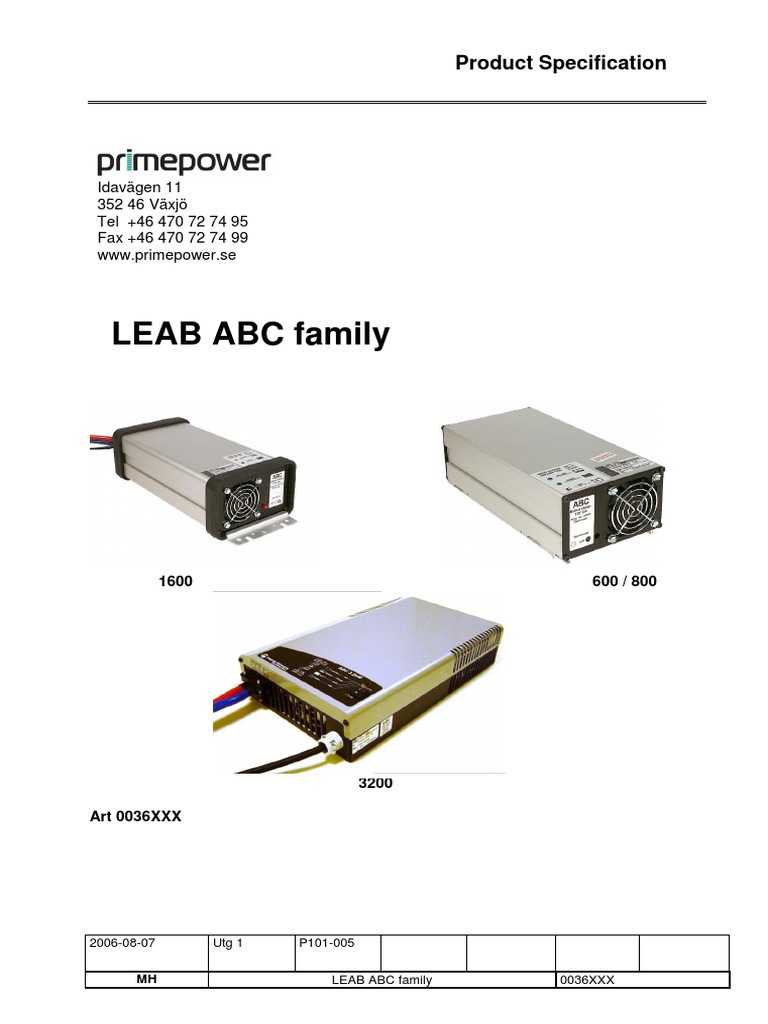 LEAB ABC Chargers | PDF | Battery Charger | Rectifier