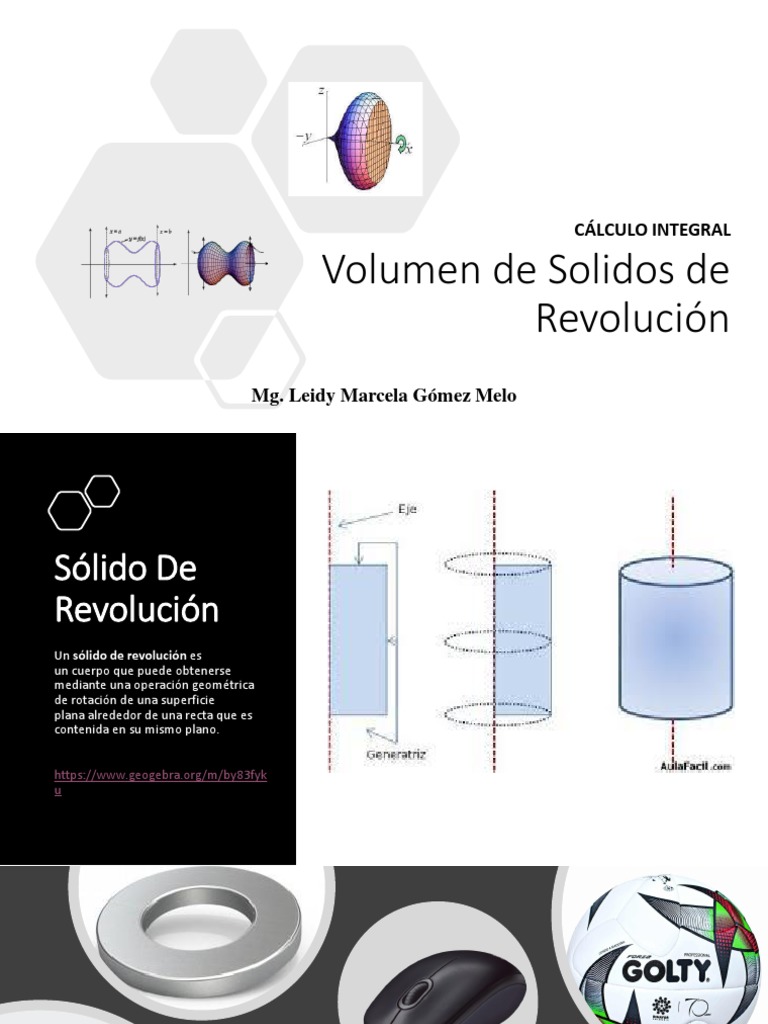 Volumen de Solidos de Revolución | PDF