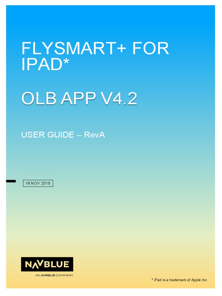 Flysmart For Ipad OLB V4 2 User Guide RevA | PDF | Ios | I Pad