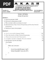 TYBBA (CA) Sem V Practical Slips | PDF