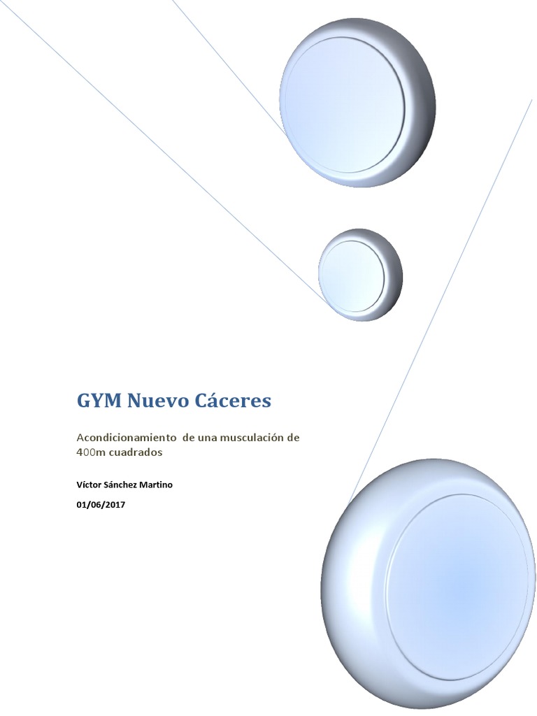 Proyecto GYM | PDF | Rueda de andar | Ejercicio físico