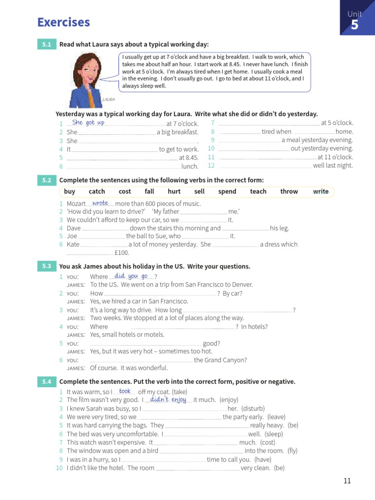 Past Simple & Continuous Revise | PDF | Lunch | Meal