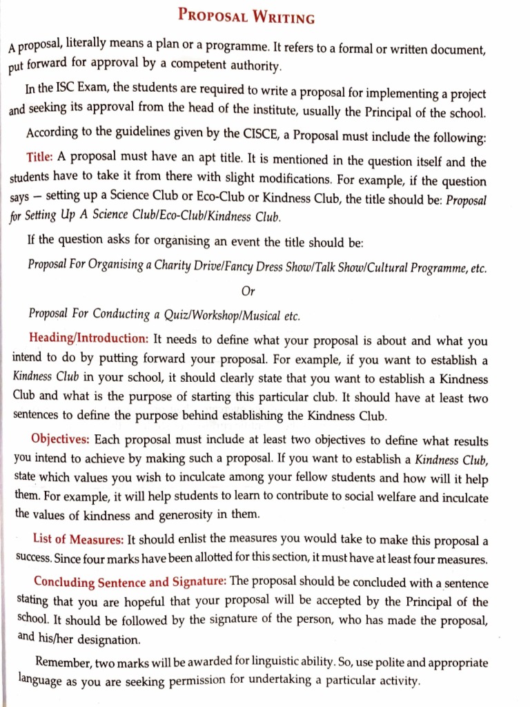 It In: Title: A Proposal Must Have An Apt Title | PDF | Question