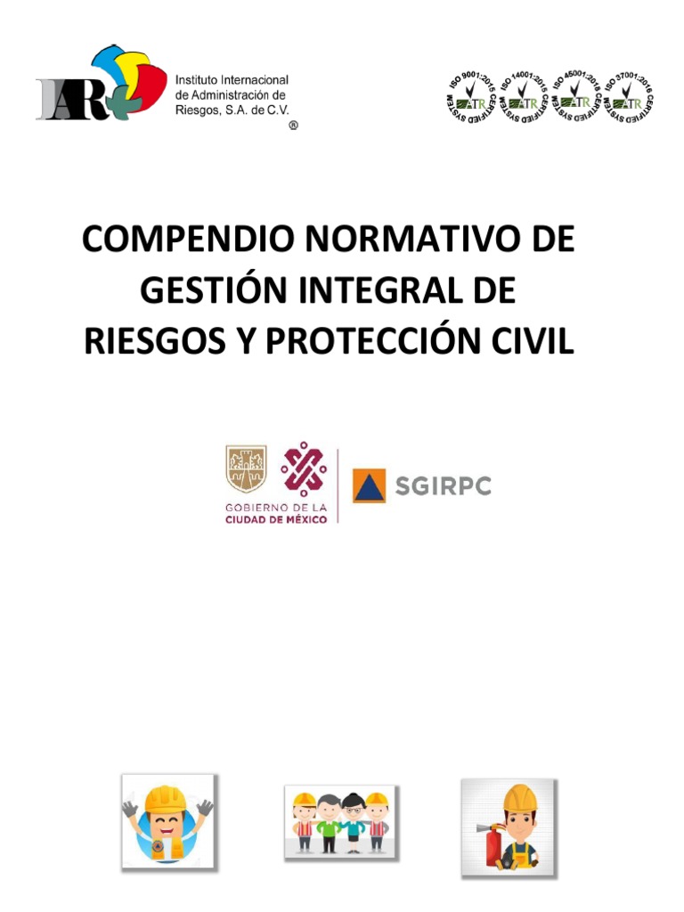 Compendio Juridico-Proteccion Civil-Cdmx-Iiar 2022 Mayo | PDF | Defensa Civil