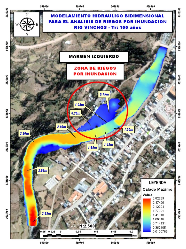 Mapa de Riegos Por Inundacion TR100 | PDF | Ciencias de la Tierra | Inundar