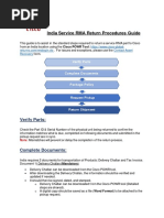 Cisco RMA Return Procedure Guide | PDF | Receipt | Invoice