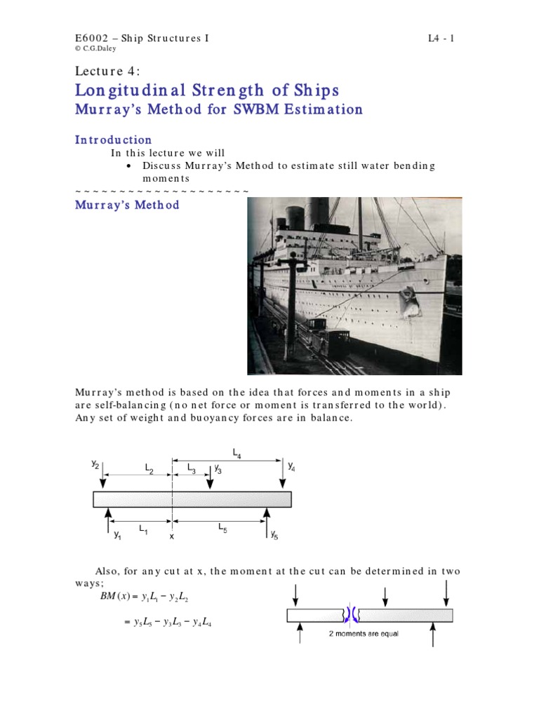 Shipstrength SWBM | PDF | Ships | Watercraft