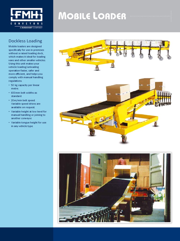 Mobile Loader UK V2 1 | PDF | Loader (Equipment) | Belt (Mechanical)