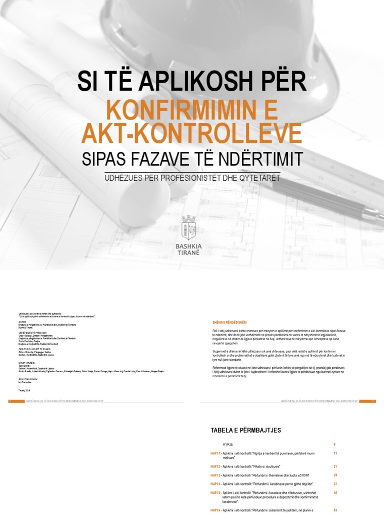Udhezuesi Konfirmimi I Akt Kontrolleve Per Publikim | PDF