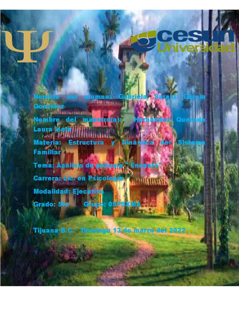 Análisis de "Encanto" y su familia | PDF | Alma