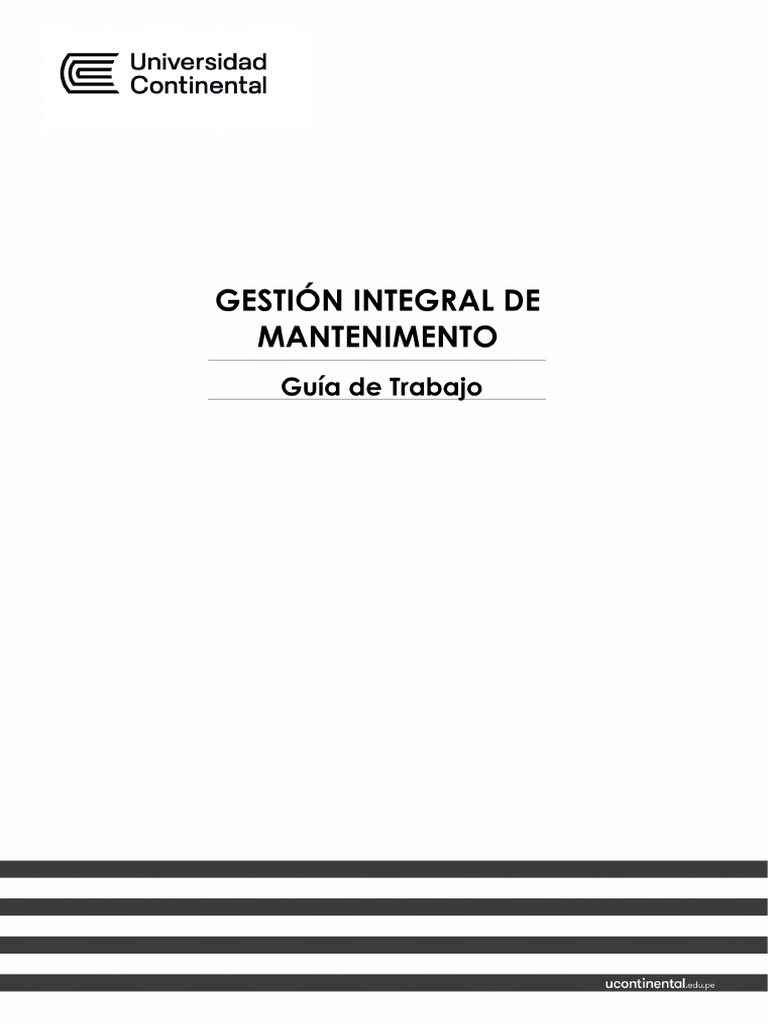 3-Gestión Integral de Mantenimiento | PDF | Venezuela | Petróleo
