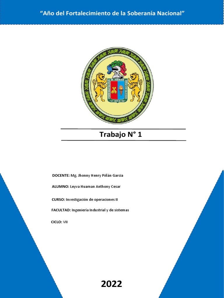 Leyva Huaman Anthony Cesar - 1ra Tarea | PDF
