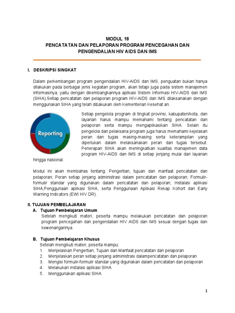 MODUL - 18 Pencatatan Dan PelaporanRR | PDF