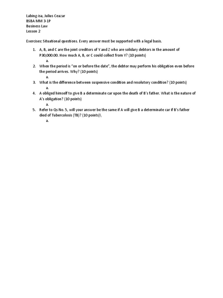 Labing-Isa. Julius Ceazar - Activity 2 | PDF
