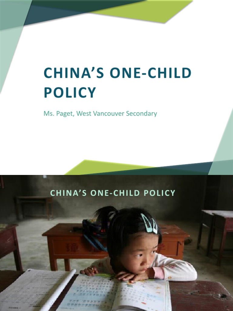 China One-Child Policy - PPT Slides | PDF