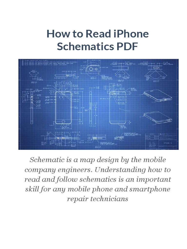 Understanding iPhone Schematics PDF | PDF | I Phone | Smartphone