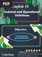 Lesson Plan in English - Expanded Definitions of Words | PDF