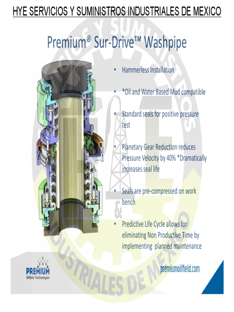 SurDrive Washpipe 2019 - 4.00 Inch - 850 TON | PDF | Tools | Equipment