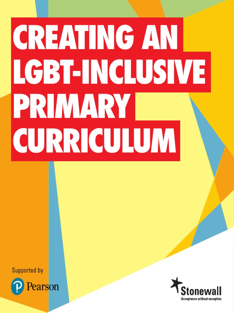 Creating An Lgbt-Inclusive Primary Curriculum 2019v2 | PDF | Inclusion ...