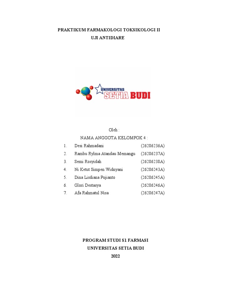 k4 Uji Antidiare t4 PDF | PDF