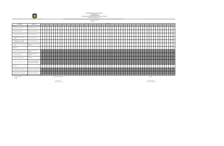Checklist Pemeliharaan IPAL Harian | PDF