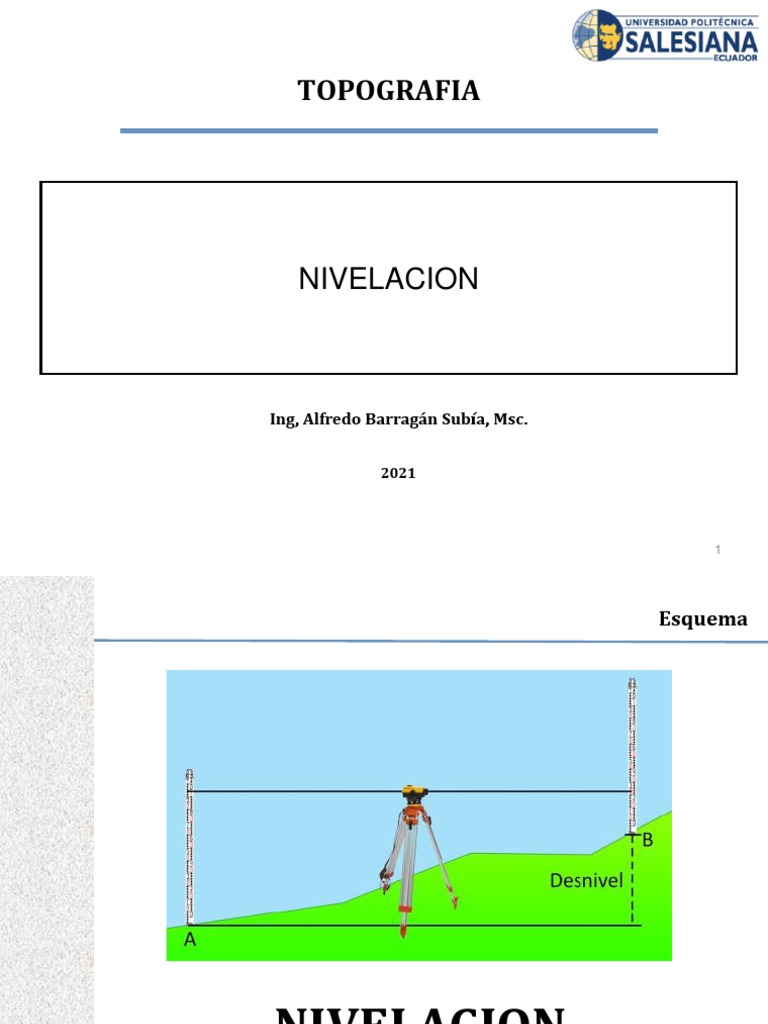 Nivelacion Pdf Topografía Geografía