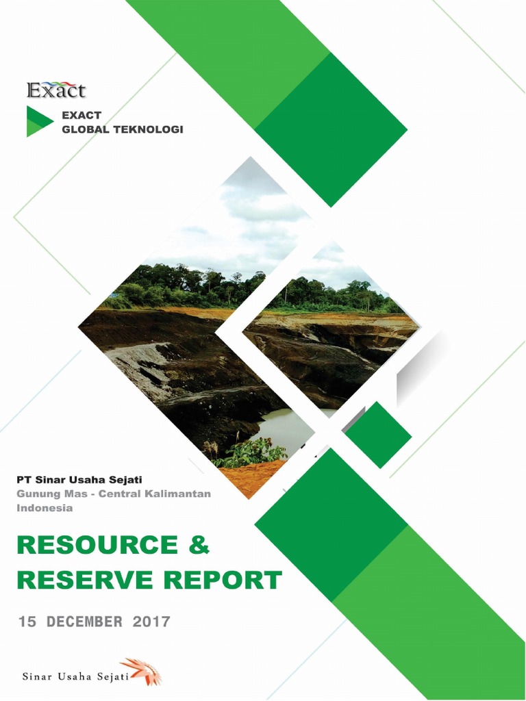 01 Final - SUS JORC Report - 15 Dec 2017 | PDF | Coal Mining | Mining