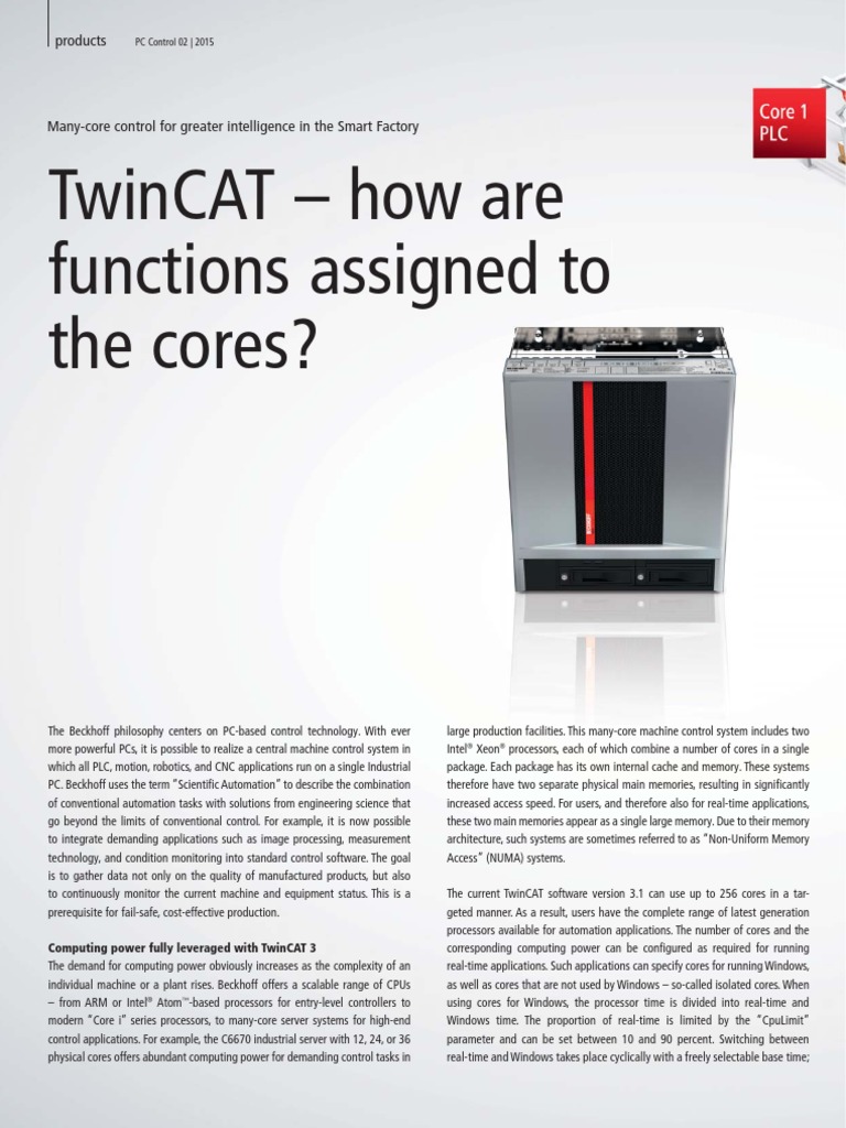 Twincat - How Are Functions Assigned To The Cores?: Products | PDF ...