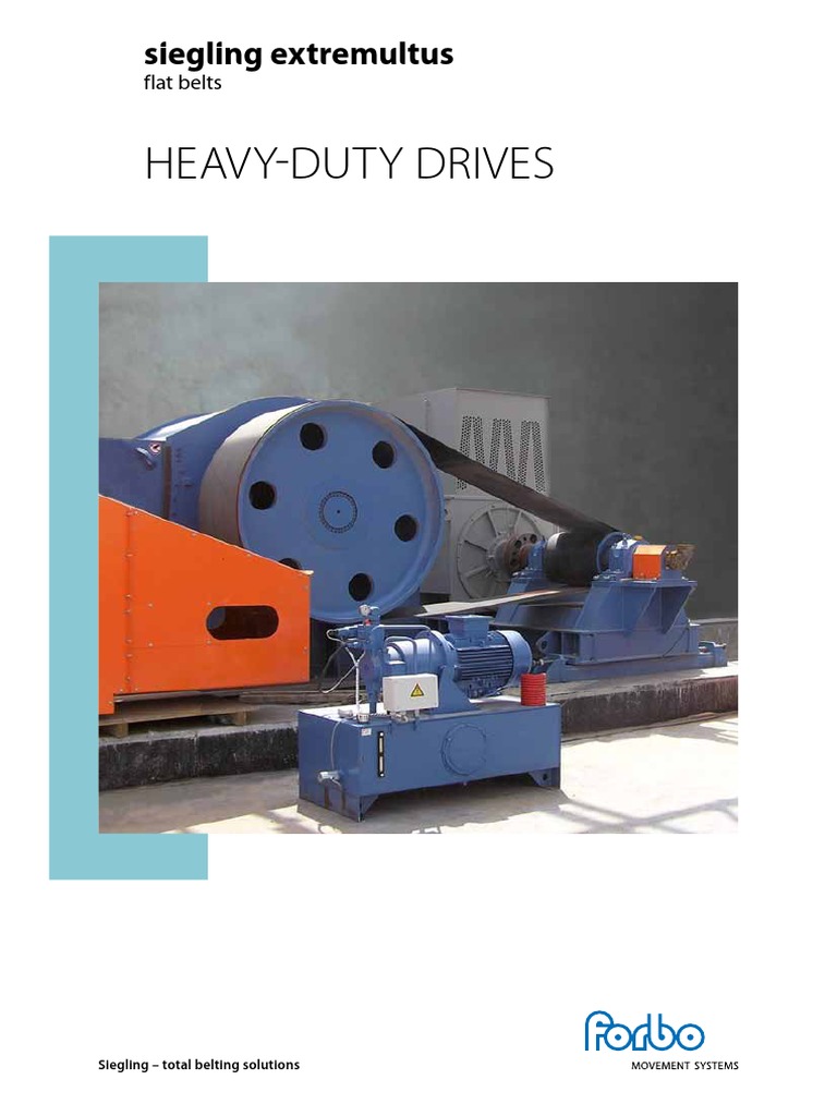 Heavy-Duty Drives: Siegling Extremultus | PDF | Belt (Mechanical ...