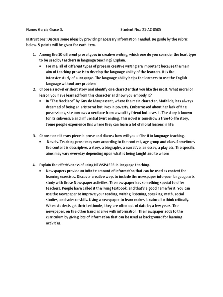 SG4 - Learning Activity 1 | PDF | Language Education | Teachers