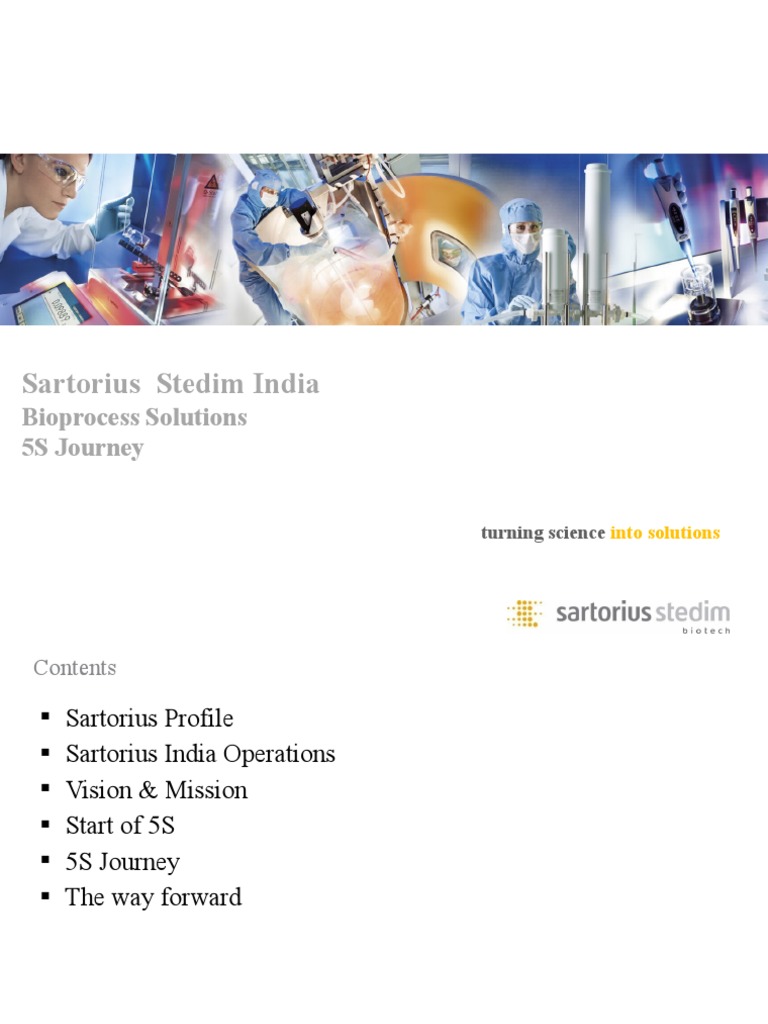 Sartorius Stedim India: 5S Journey Overview | PDF | Business ...