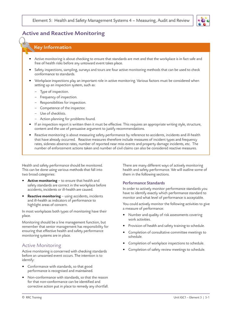 Proactive Monitoring | PDF | Audit | Occupational Safety And Health