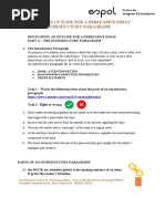 AP Seminar Part B Essay Outline Guide | PDF | Essays | Evidence
