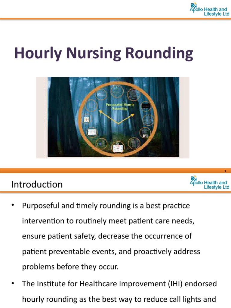 Enhancing Hourly Nursing Rounding | PDF | Nursing | Patient