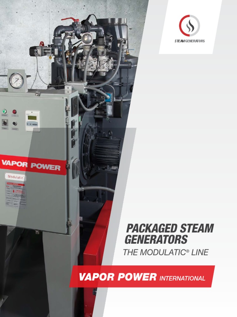 Packaged Steam Generators: Vapor Power | PDF | Boiler | Steam