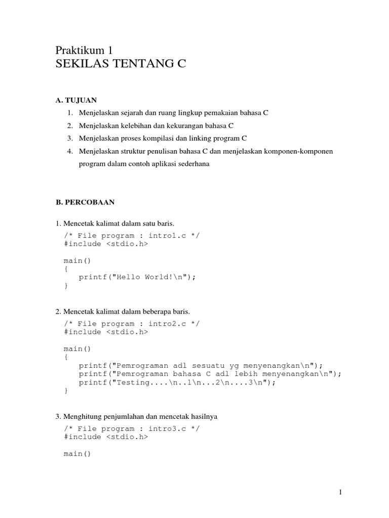 Modul Bhs Pemrograman | PDF